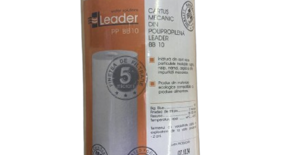 Cartuș mecanic din polipropilenă Leader PP 10BB 5 mcr